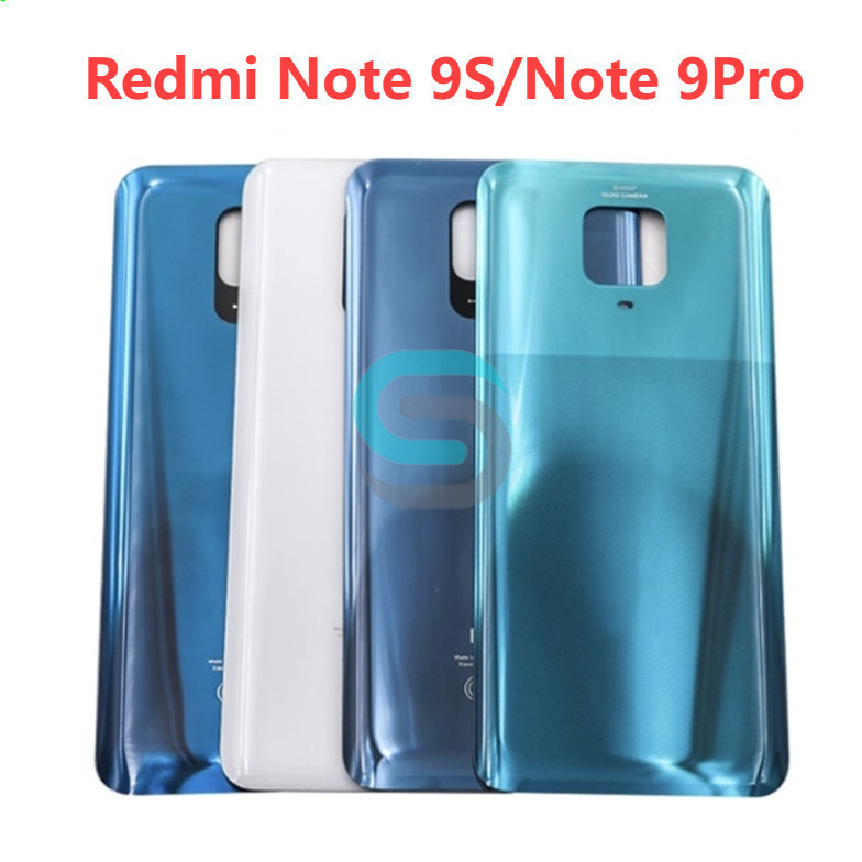 Back Glass Cover For Xiaomi Redmi Note 9 Pro / Note 9S Battery Cover ...