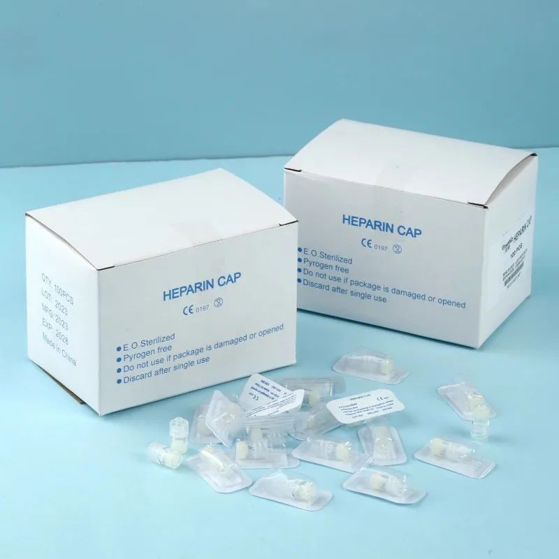 Sterile Heparin Cap IV Cannula Catheter Luer Lock Heparin Caps for ...