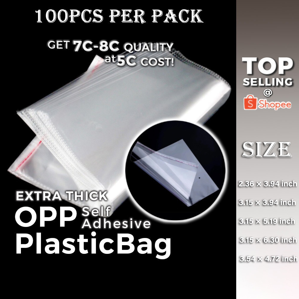 OPP Plastic Bag With Adhesive Resealable for Souvenirs Photocards ...