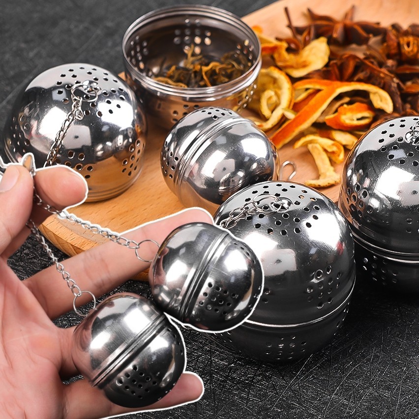 1/3Pcs Stainless Steel Tea Filter Balls - Tea Water Separator - Tea ...