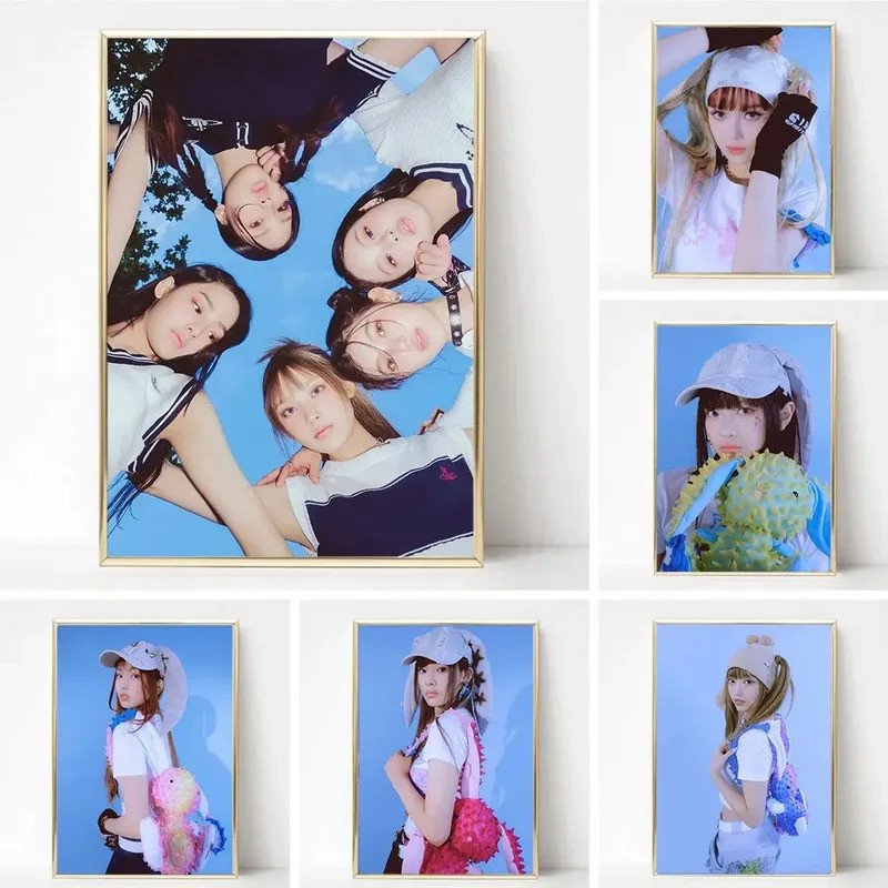 Korean Hyein NewJeans K Pop Music Album Posters and Print Canvas ...