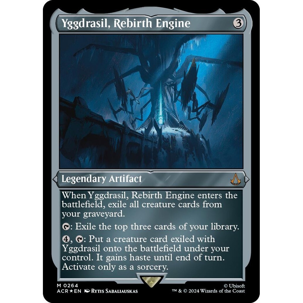 Yggdrasil, Rebirth Engine (Foil Etched) [Assassin's Creed] | Shopee ...
