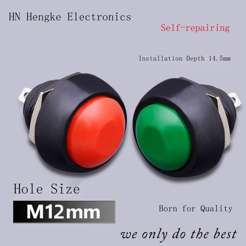 Button key switch Self-replicating single pole 1 normally open start ...