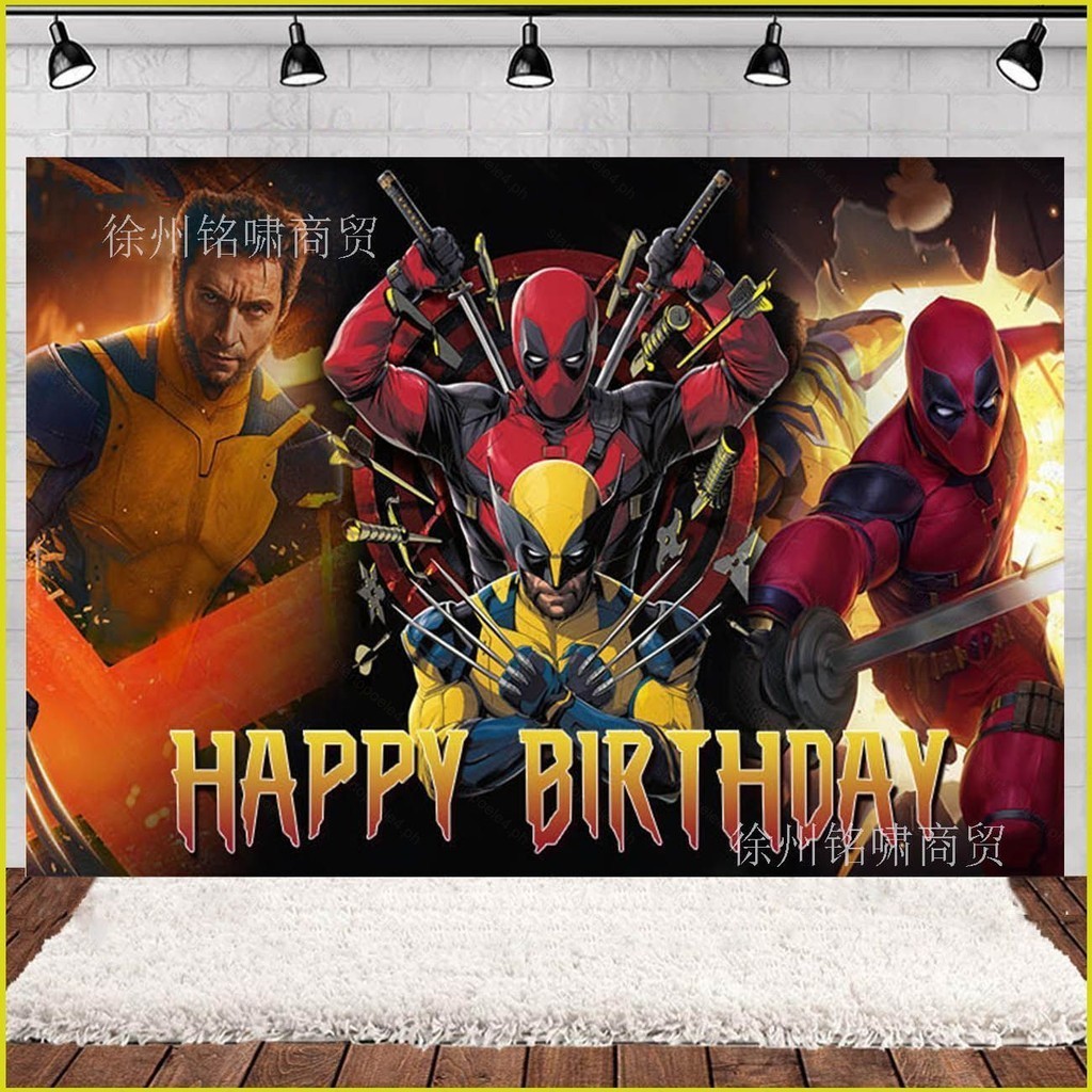 SnOw Deadpool Wolverine Birthday theme scene decoration decoration ...