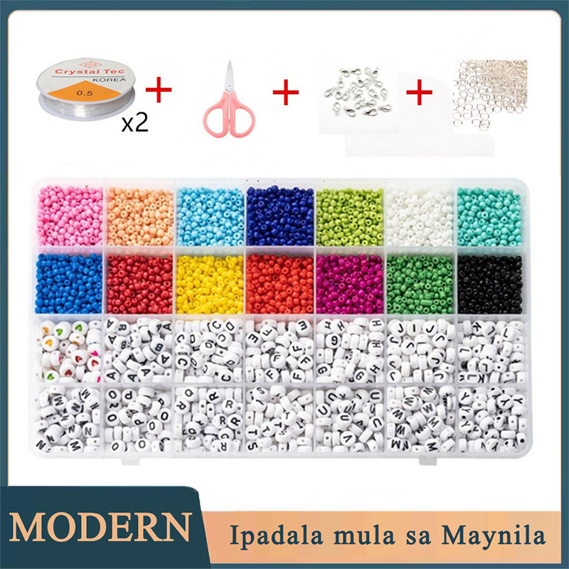 5000pcs Beads Kit with Lock Letter Beads and Heart Beads for Name ...