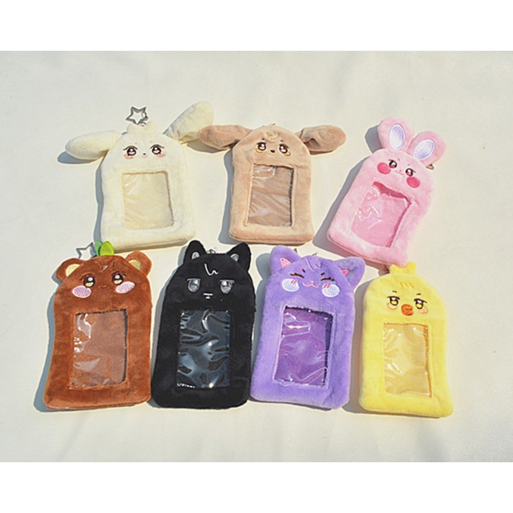 Kpop Idol ATEEZ ID Photo Holder Keyring ANITEEZ Mini Collectors ...