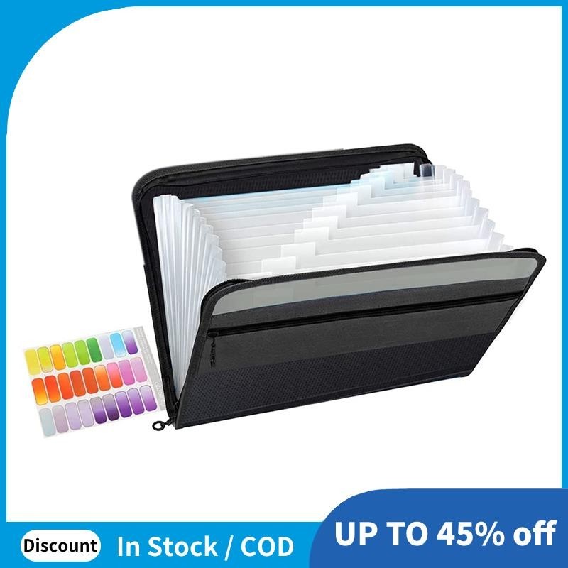 Best Sell 13 Pockets Expanding File Folder A4 Plastic Document Wallet ...