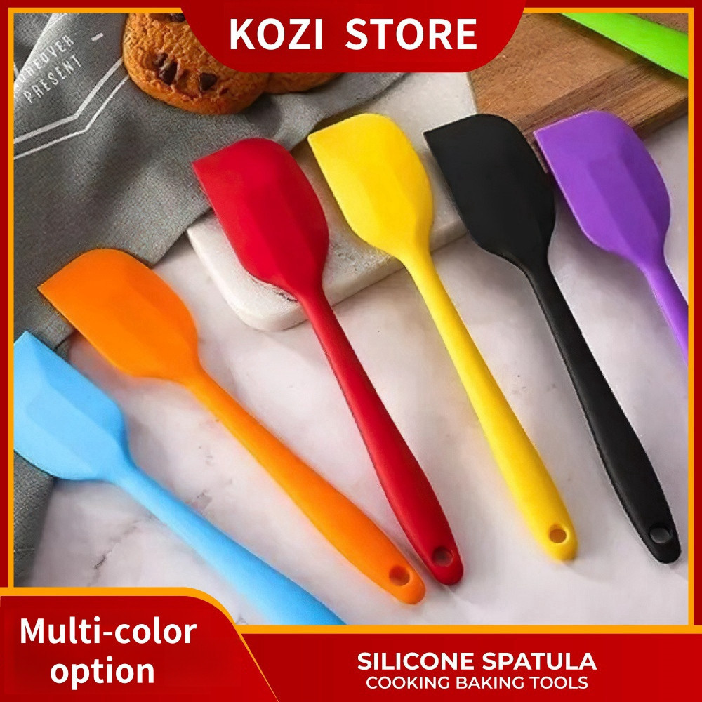 Silicone Non-Stick Rubber Spatula Cooking & Baking Essentials and ...