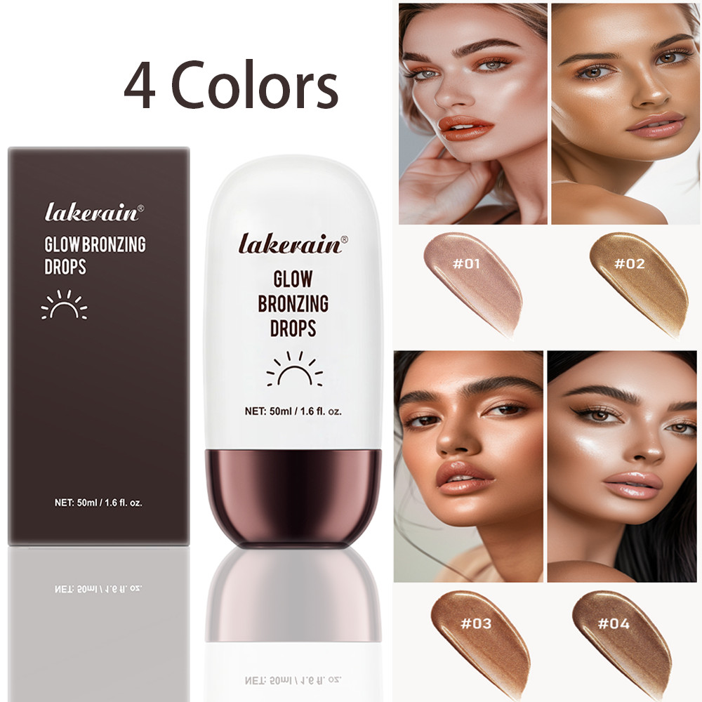Glow Bronzing Drops Face Peptide Serums Liquid Bronzer Cream Hydrating ...