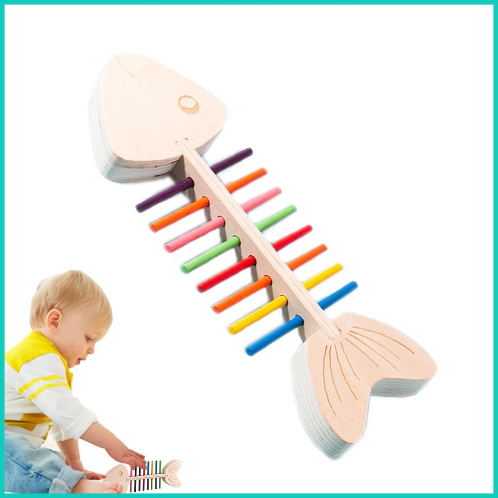Fish Bone Matching Toy Shape Sorting & Stacking Toy Shape Sorting ...