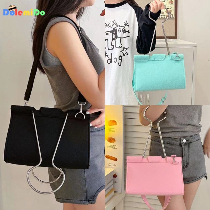 Xiaohongshu same style Dovetail Clip Handbag Folder Bag Binder Clip ...