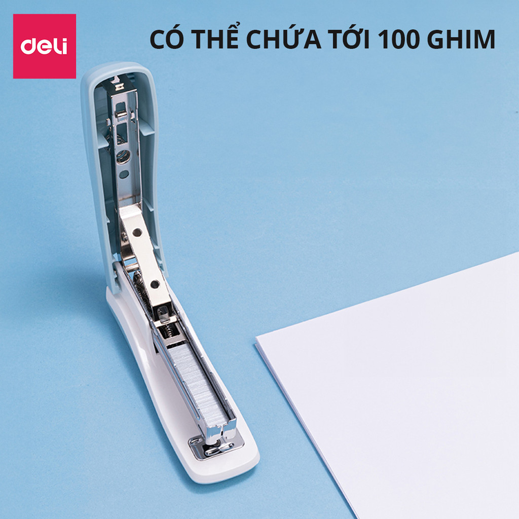 Deli Office Student Stapler Paper Stapler No. 12 Pastel Colors ...