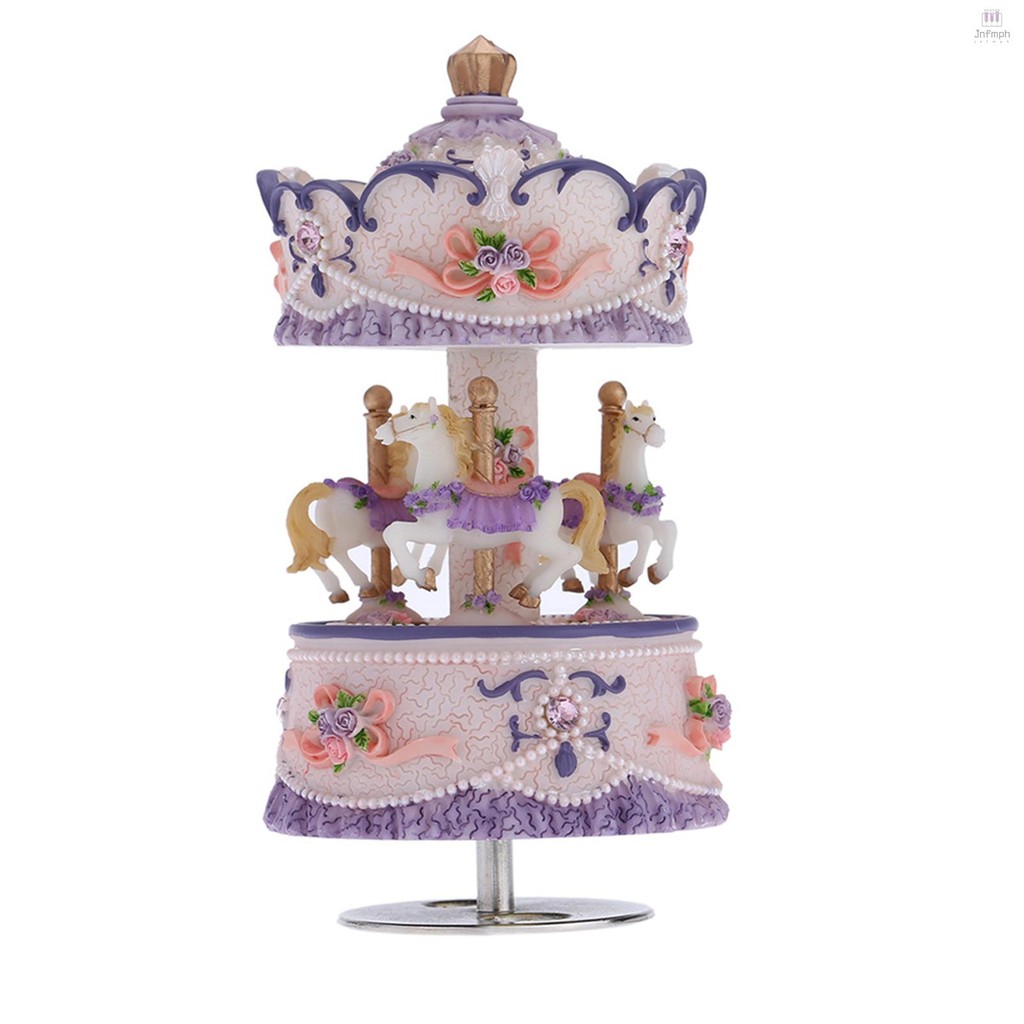 In The New Windup Carousel Music Melody Castle In Laxury Windup ...