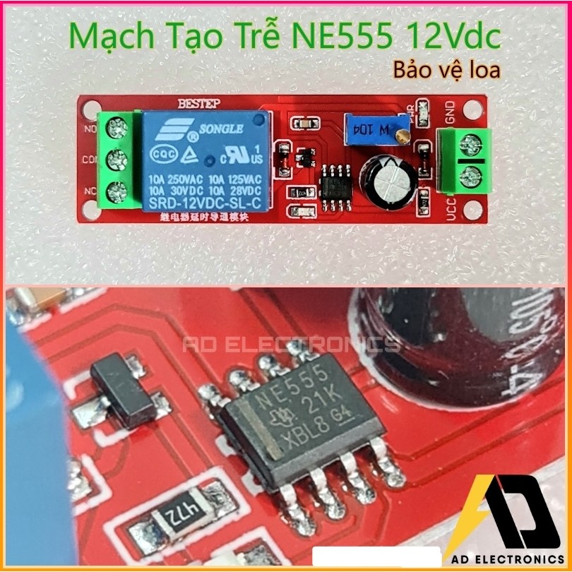 Ne555 5V - 12V BESTEP Delay Relay Circuit Module Anti-Bump Used to ...