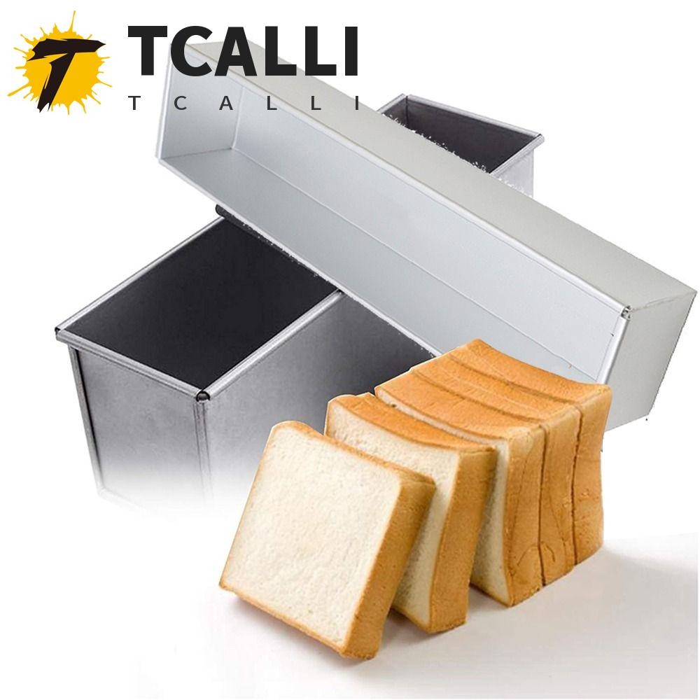 TCALLI Loaf Pan, Aluminium Alloy Long Rectangular Bread Mold ...