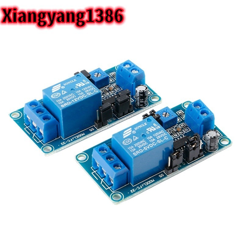 DC 12V 5V 24V Delay Relay Delay Turn on / Delay Turn off Switch Module with Timer Volt Timing ...