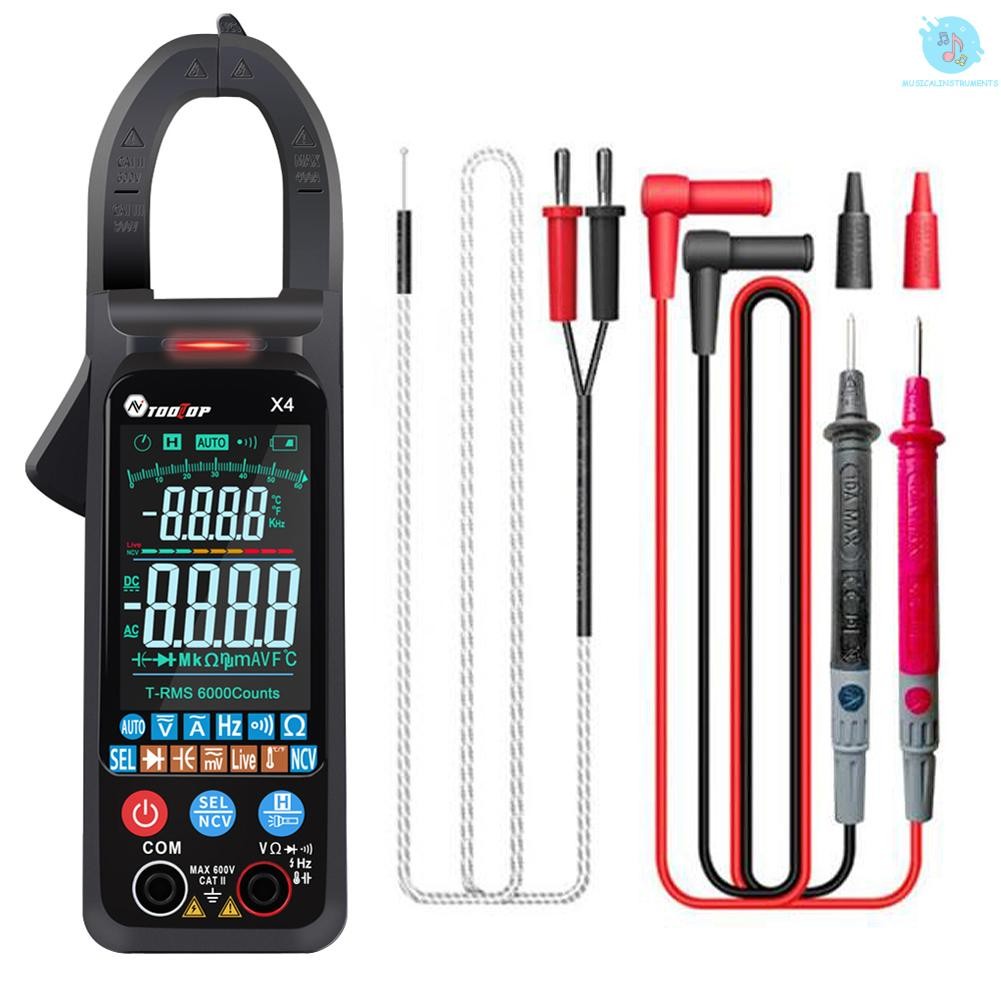 MMM TOOLTOP X4 Handheld Portable Clamp Meter Color LCD Large Screen ...