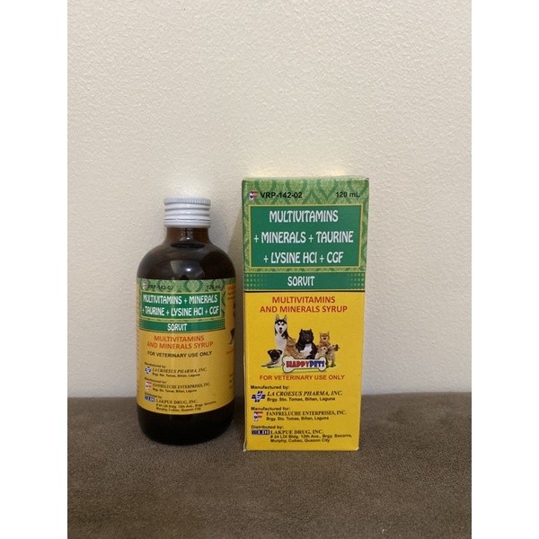 Sorvit 120ml multivitamins and minerals SNP | Shopee Philippines