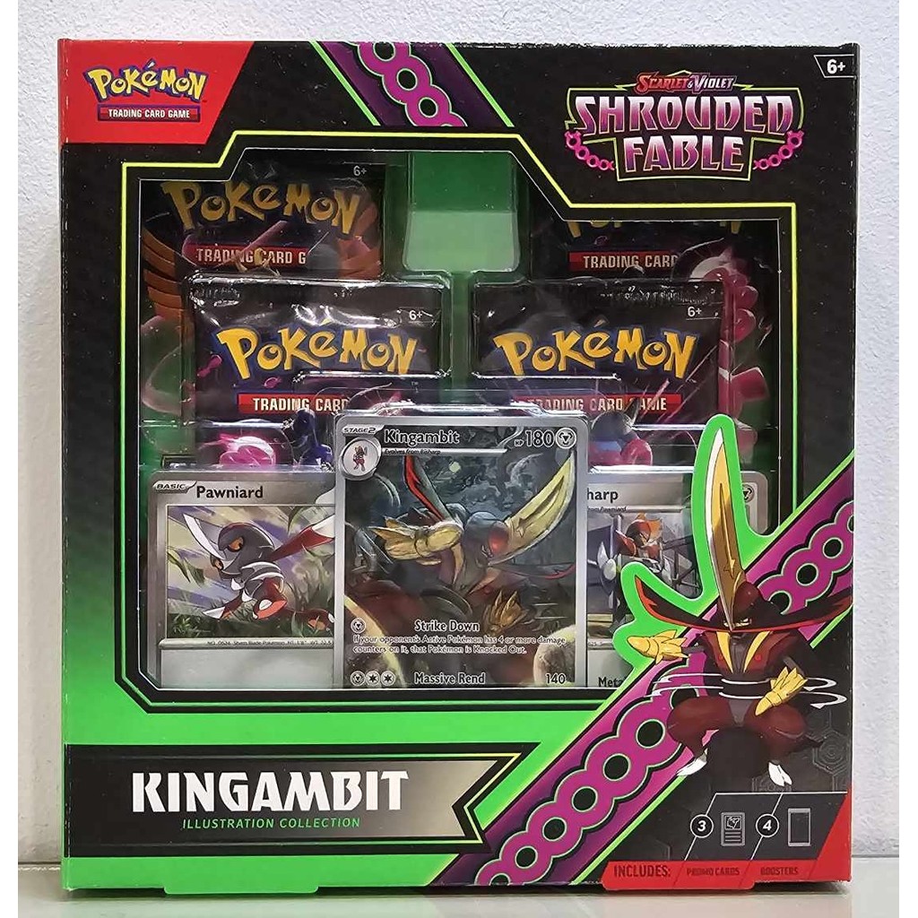 Pokemon TCG Scarlet & Violet Shrouded Fable Kingambit Illustration Collection | Shopee Philippines