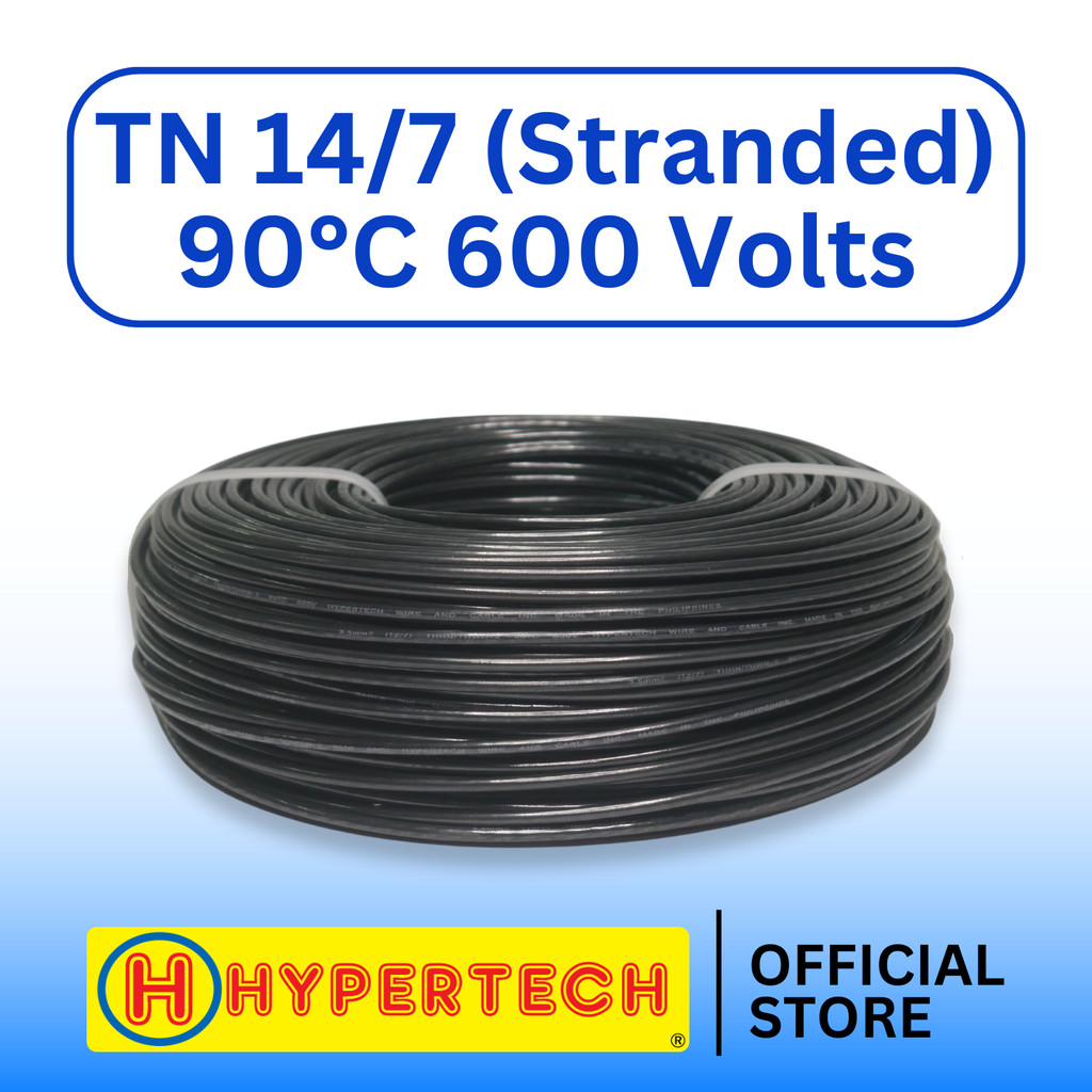 HYPERTECH THHN/THWN-2 Stranded Wire # 14/7 - 10 Meters - Pure Copper Electrical Wire Philippine ...