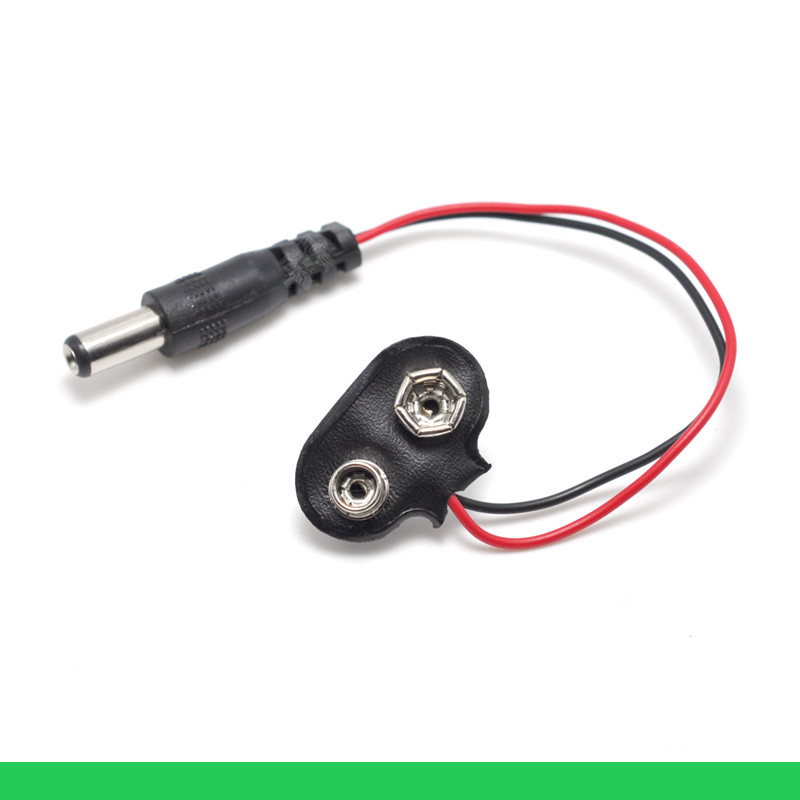 ENGLAB★ 9V Laminated Battery Holder, Battery Socket with DC Jacket ...