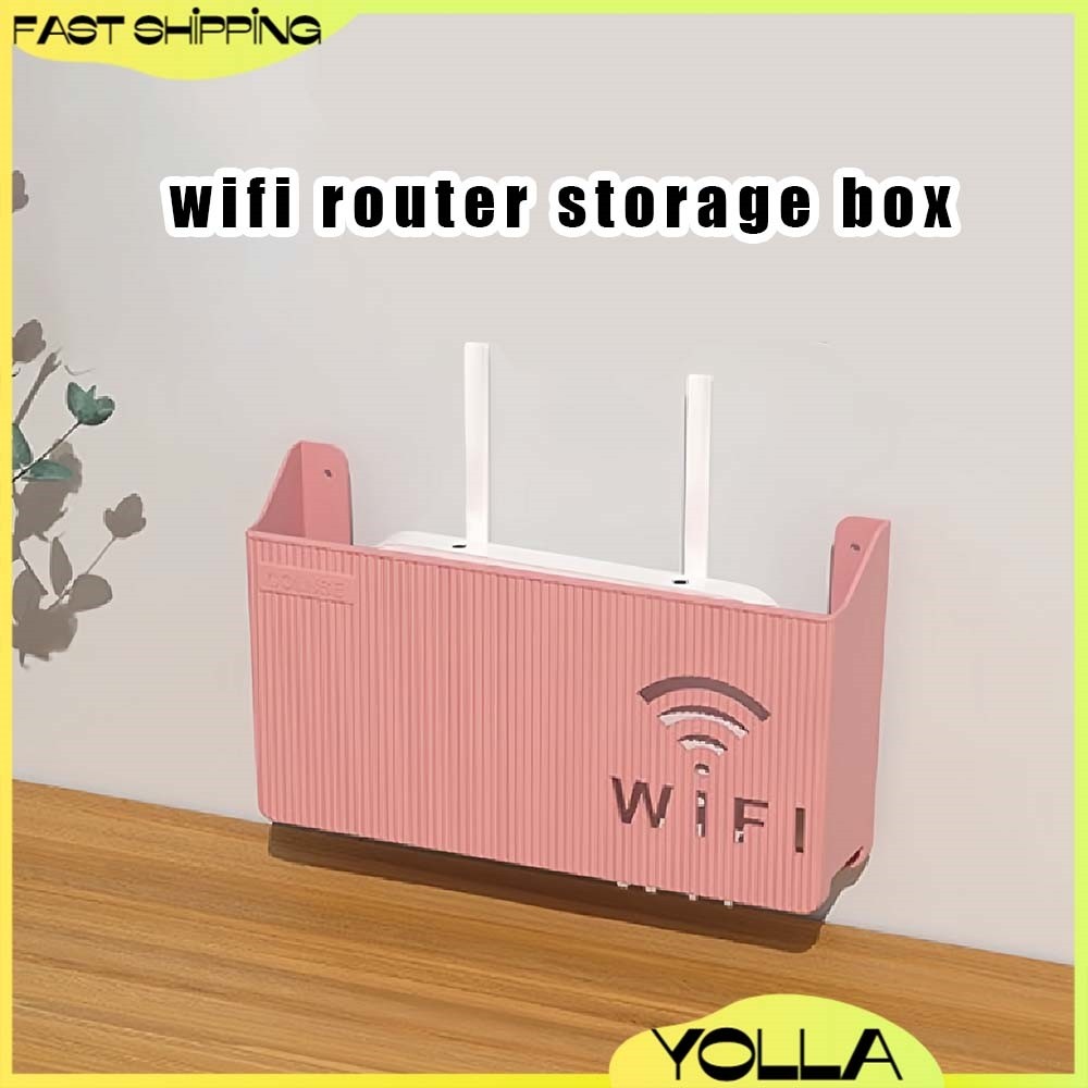 5.5*9.5In Wall Mounted Router Shelf Wifi Router Storage Box Router ...