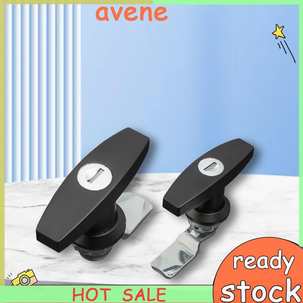 Universal RV T-Handle Door Lock with 2 Key Truck Cap Locking for ...