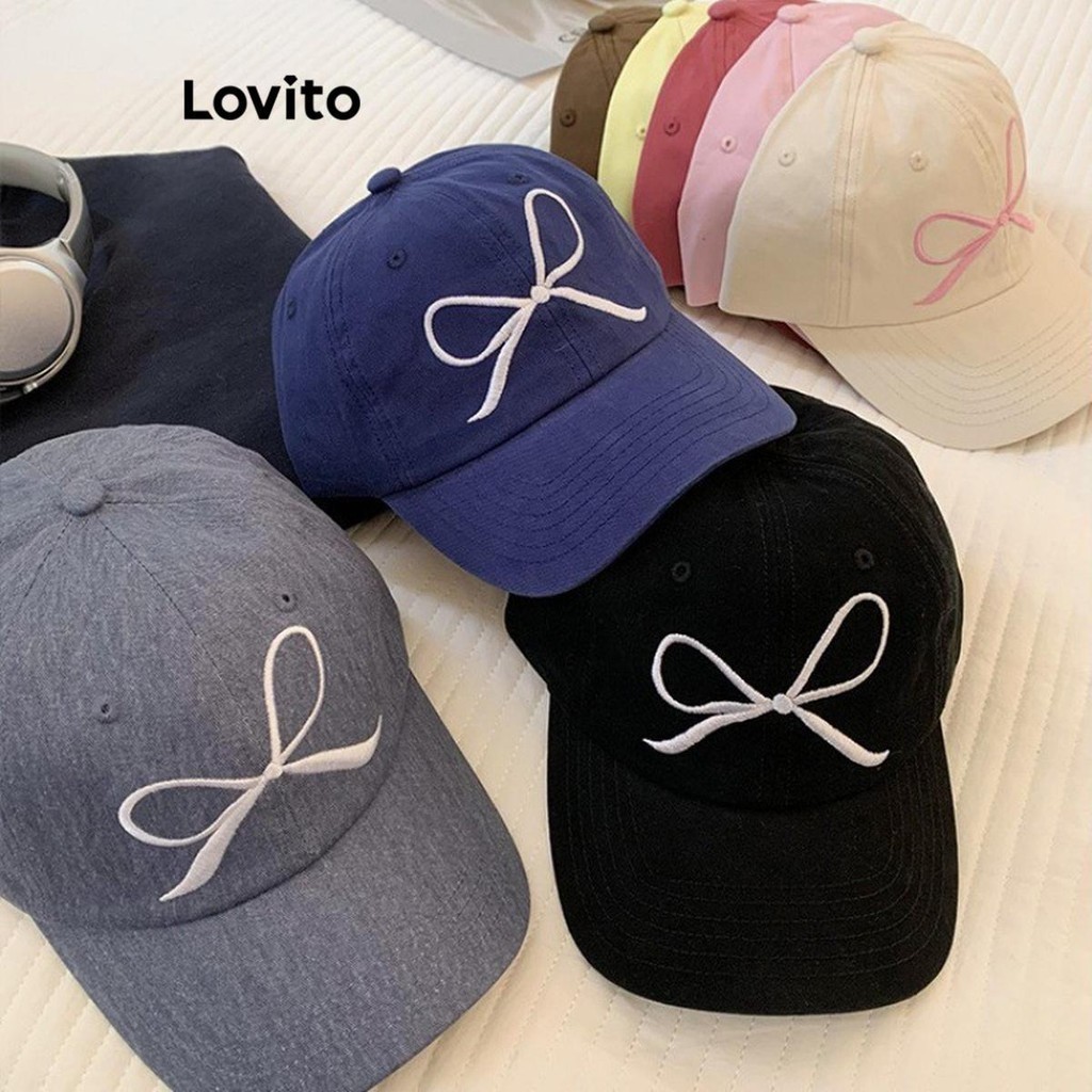 Lovito Women Cute Butterfly Bow Colorful Hats LFA27136 | Shopee Philippines