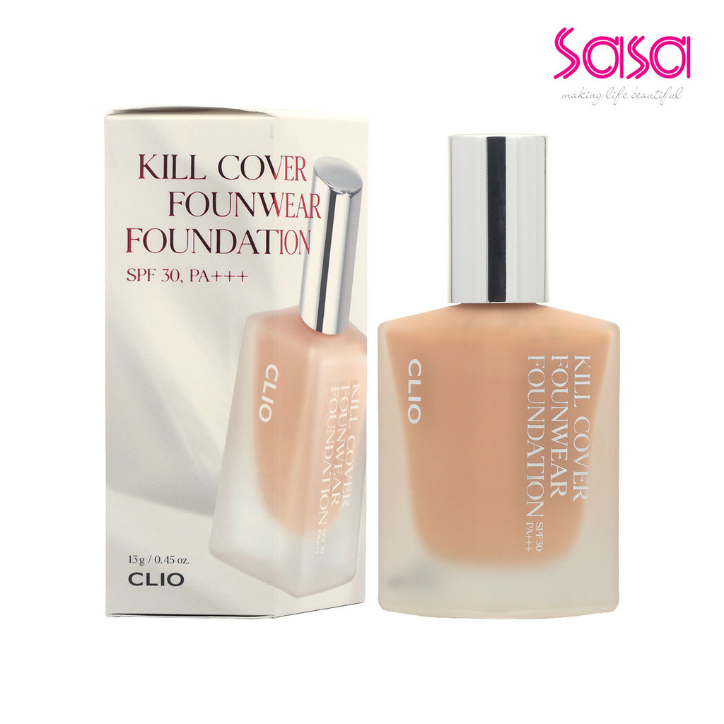 Clio SPF30 PA+++ Mini Kill Cover Founwear Foundation (#03) (13g) | Shopee Philippines