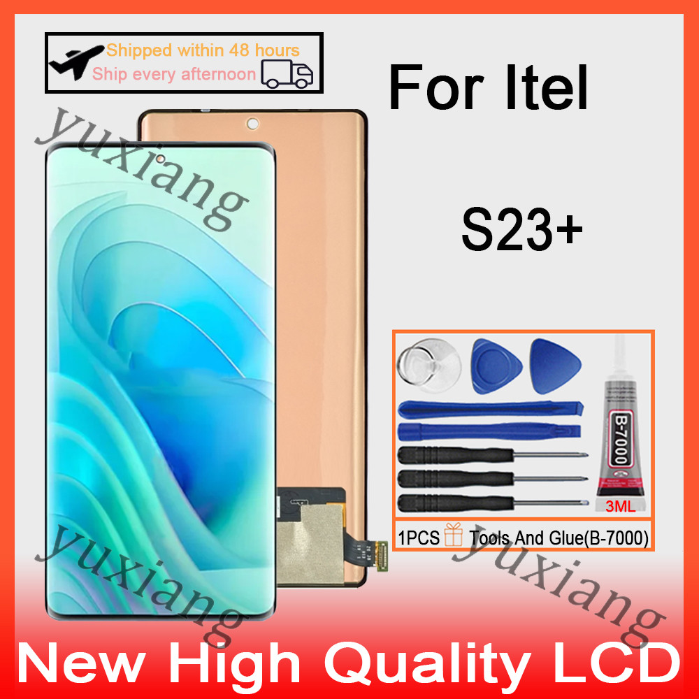 Original AMOLED TFT Itel S23+ S23 Plus S681LN LCD Touch Screen ...