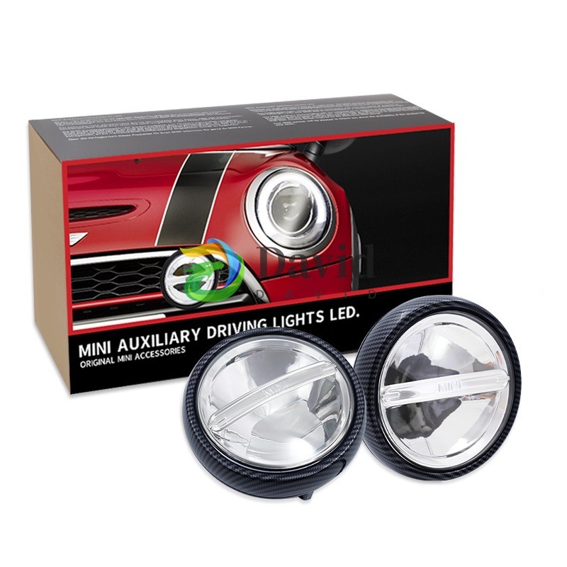 BLACK Carbon Fiber Pattern Rally Driving Light with bracket fit for F60 ...