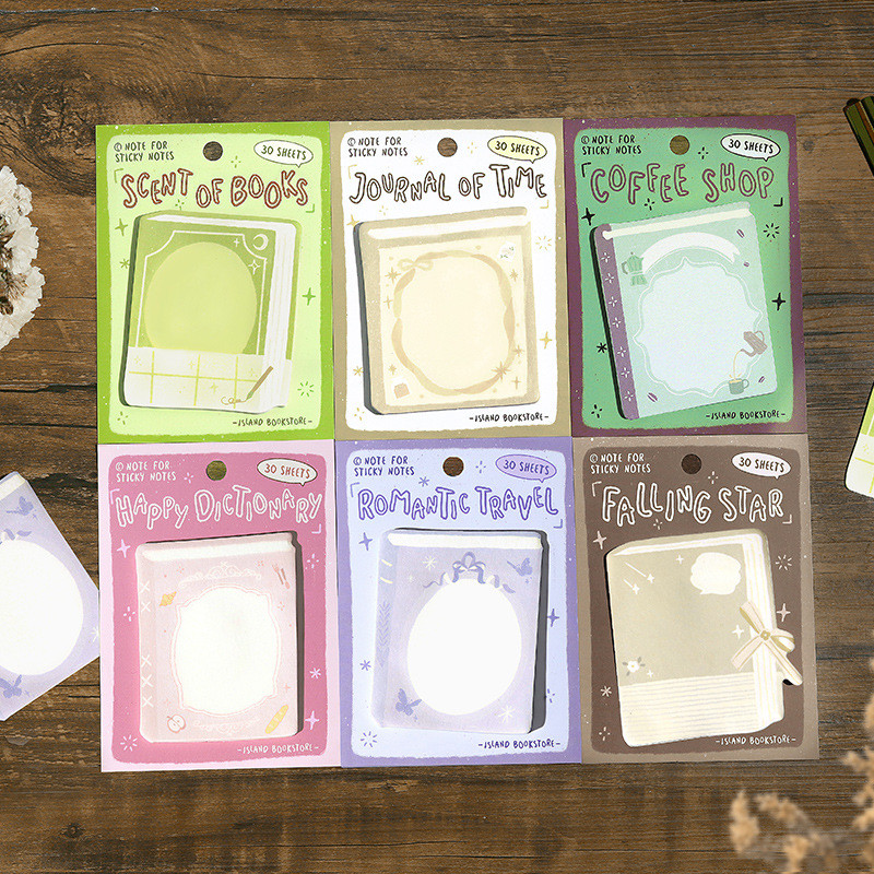 Cdaily|30 Sheets into Book Shape Post-it Notes Office Notes Messages ...