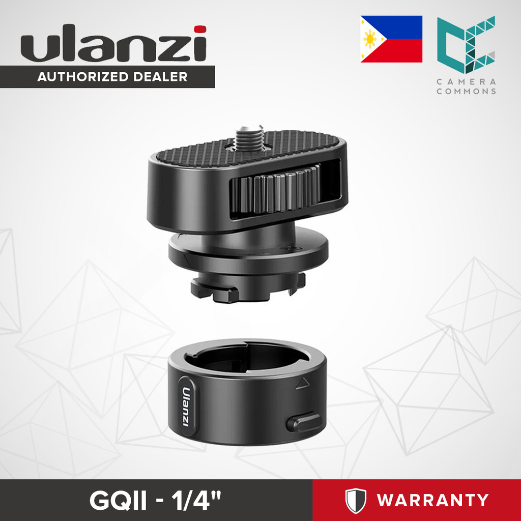 Ulanzi Go-Quick II Magnetic Quick Release 1/4" Screw Adapter Mount Set ...