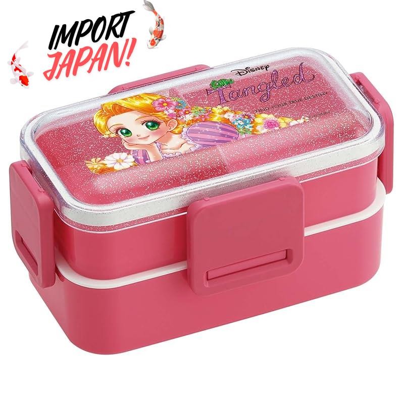 【Import from Japan】Skater Bento Box 2-tier 600ml for women Antibacterial Fluffy Dome-shaped lid ...