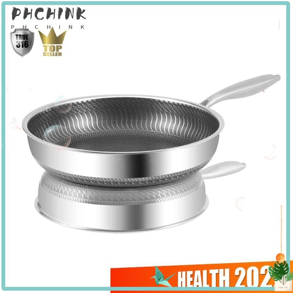 CHINK Frying Pan Electromagnetic Furnace General Nonstick Skillet 316/304 Stainless Steel ...