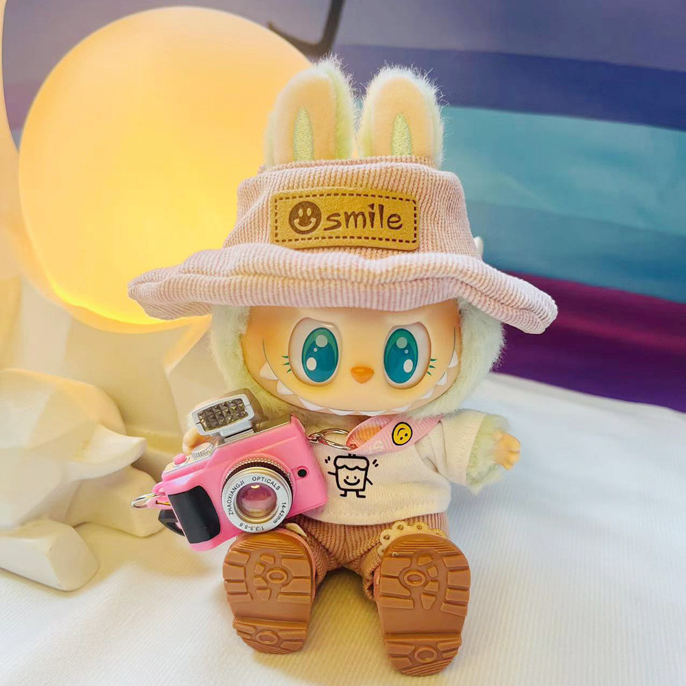 Second Generation LABUBU Pendant Baby Clothes LABUBU Sitting Party Girl ...