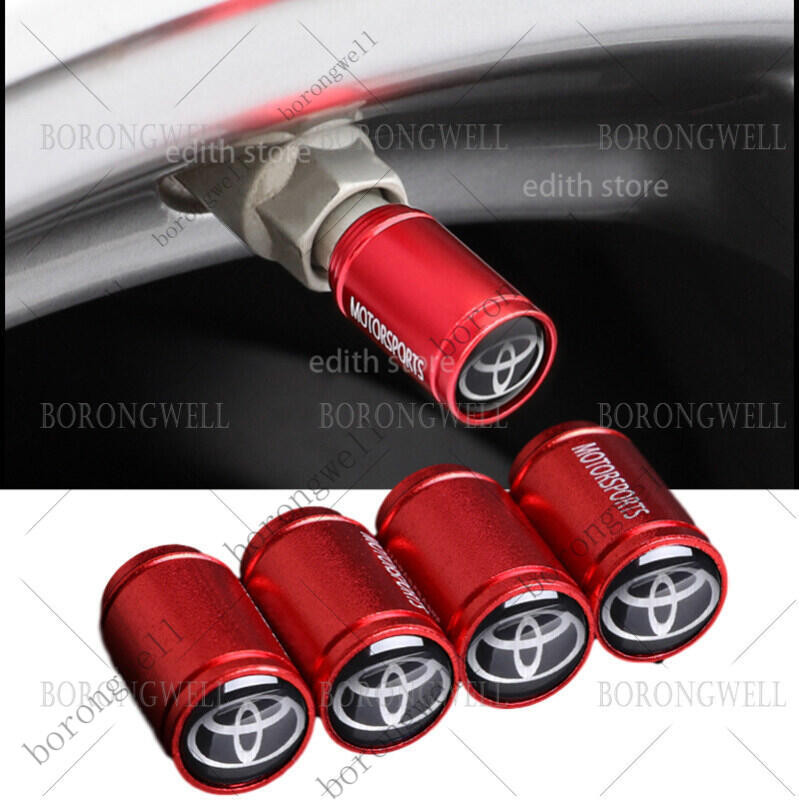 4Pcs Metal Car Wheel Tire Valve Tyre Stem Air Caps Airtight Cover For ...