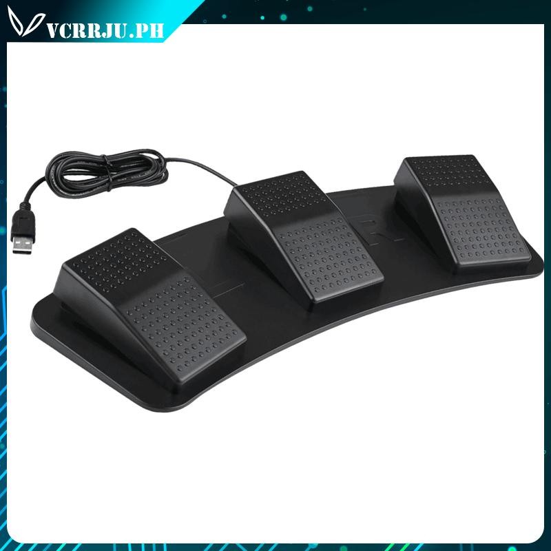 [vcrrju] USB Triple Foot Switch Keyboard Mouse Control Three Pedal HID ...