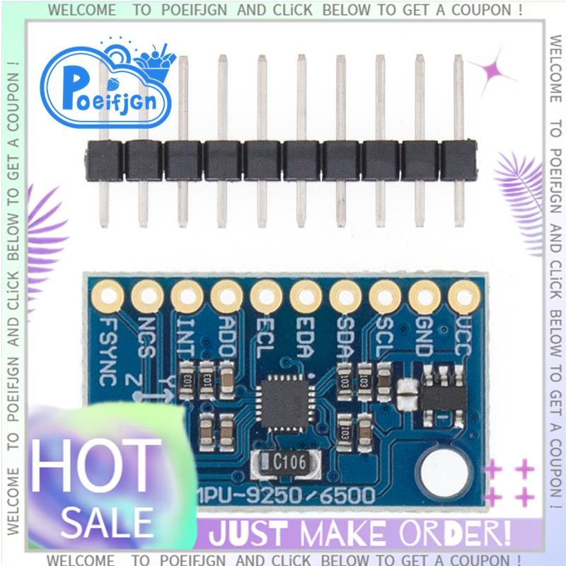 MPU-9250 GY-9250 9-Axis Sensor Module I2C/SPI Communications Thriaxis ...