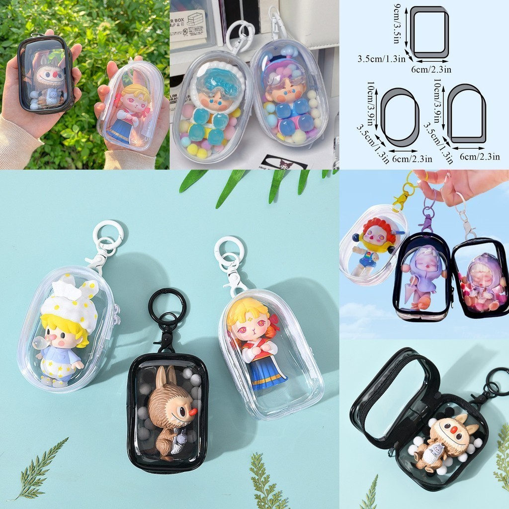 Ready Stock POPMART Doll Keychain PVC Decorative Dust Crybaby Doll ...