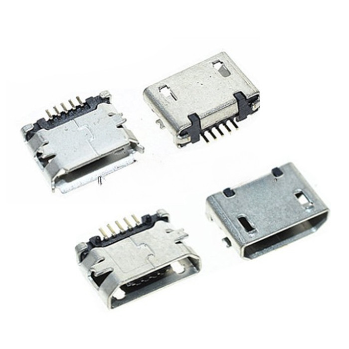 All Copper MicroUSB Socket MK5P MK5P MINIUSB Micro USB Female Socket 5 ...