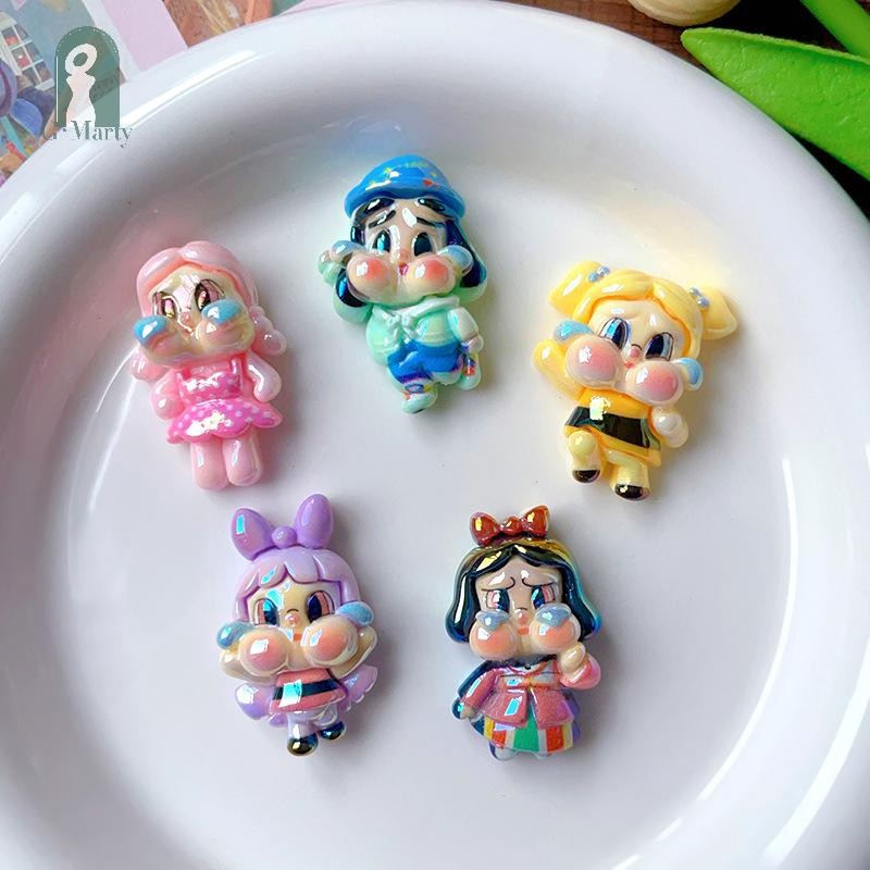 GMARTY Pop Mart Crybaby Powerpuff Girls Face Baby Cry Emote Plush Toys ...