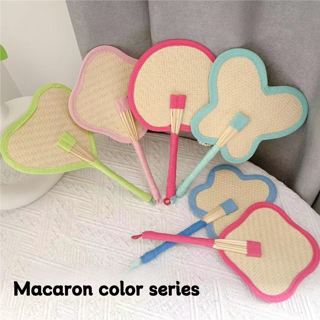 High Fashion New Handwoven Fan Summer Kids Handheld Banana Leaf Fan ...