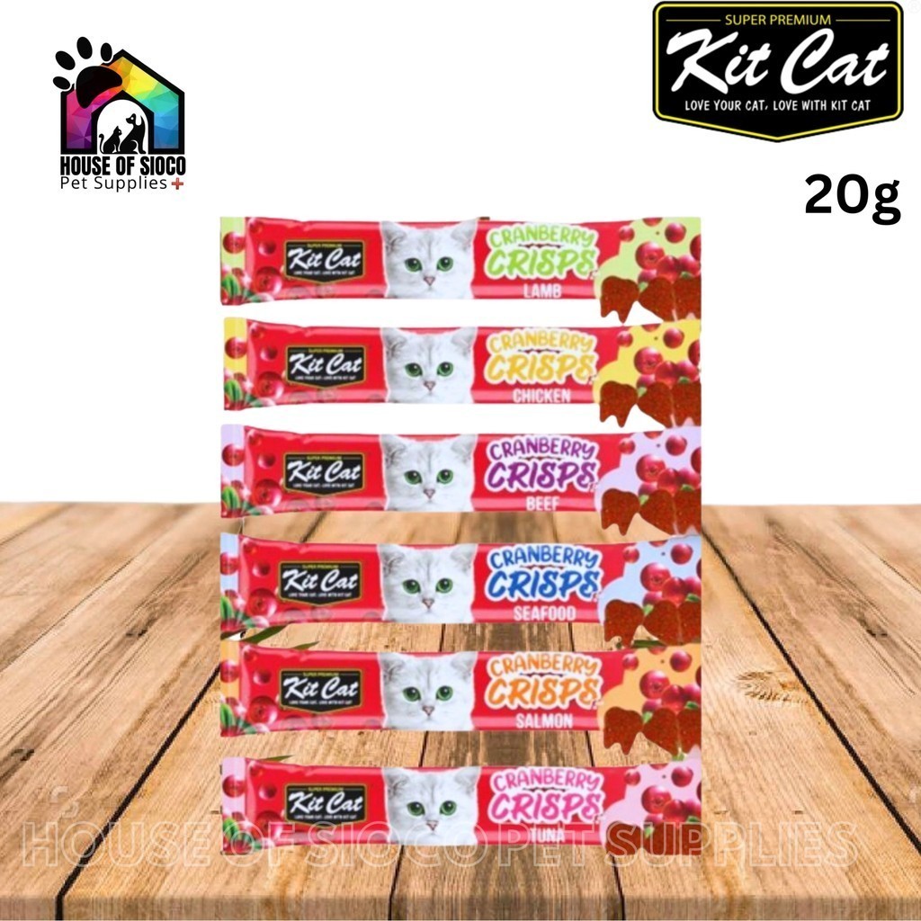 Kit Cat Cranberry Crisps Cat Treats 20g | Shopee Philippines