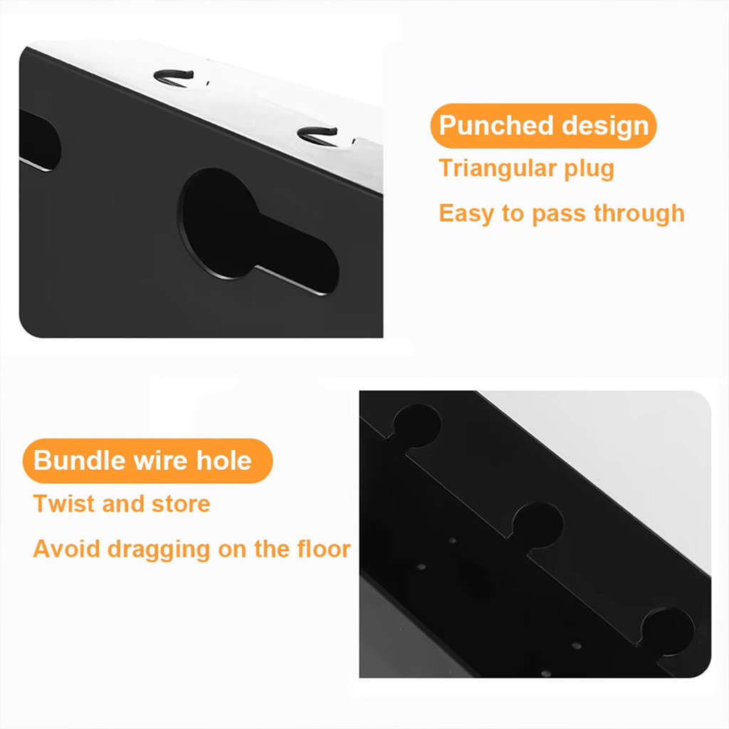 Wall Mount Cable Hider Stick Outlet Cable Manager Wire Retainer No ...