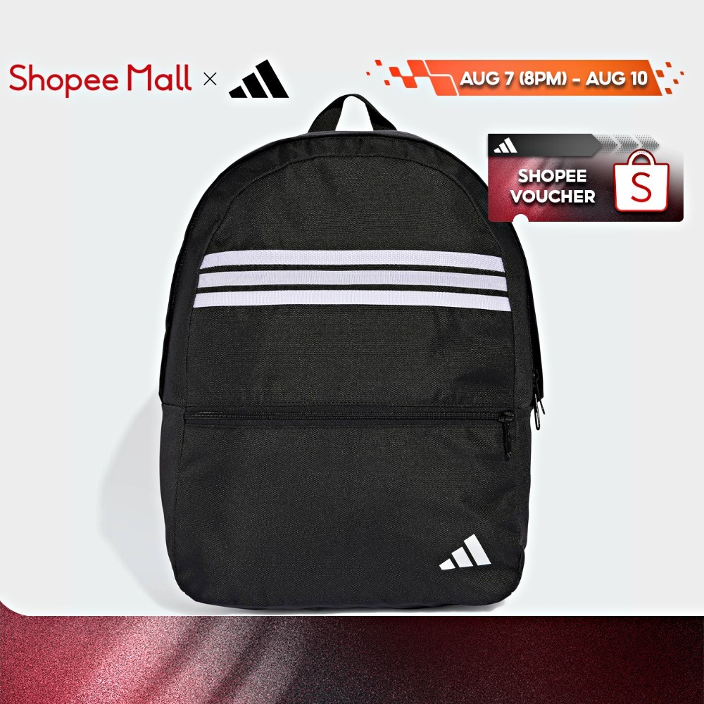 adidas Lifestyle Classic Back-to-School Stripes Backpack Unisex Black ...