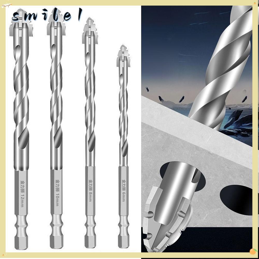 SMILE Eccentric Drill Bit, Four-Edged High Hardness Tile Drill Bit ...