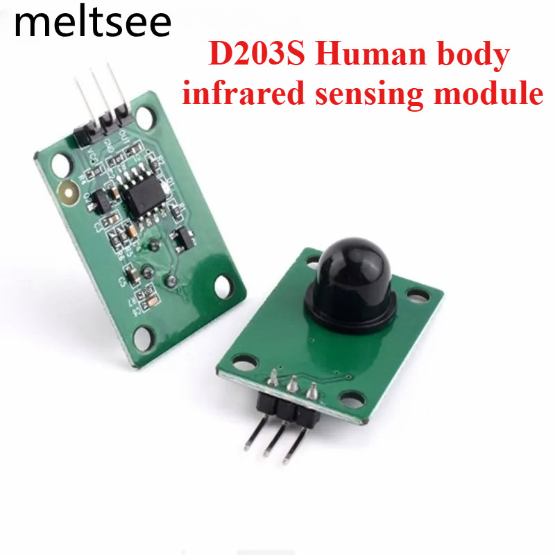 Human body infrared sensing module D203S sensor pyroelectric probe ...