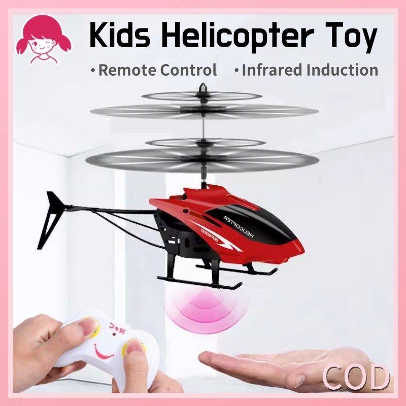 Kids Remote Airplane Toy Infrared Induction Gesture Control Flying Toy ...