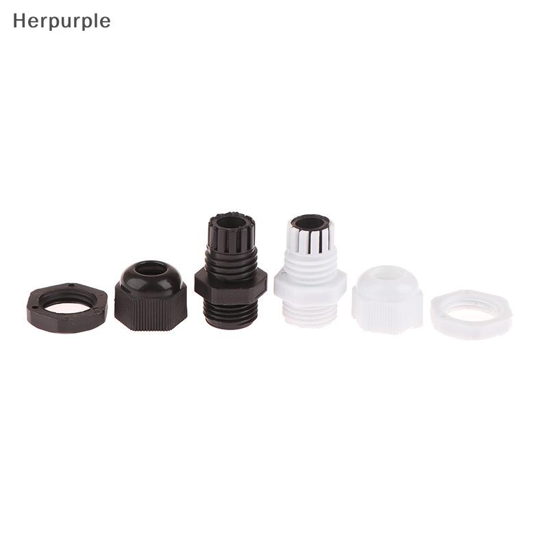 HER 10pcs M16 Plastic Locking Cable Gland Cable Waterproof Connector ...